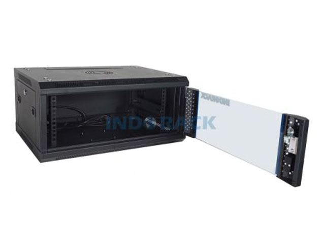 Megalink - INDORACK WIR4504S- Wallmount Rack 4U Single Door